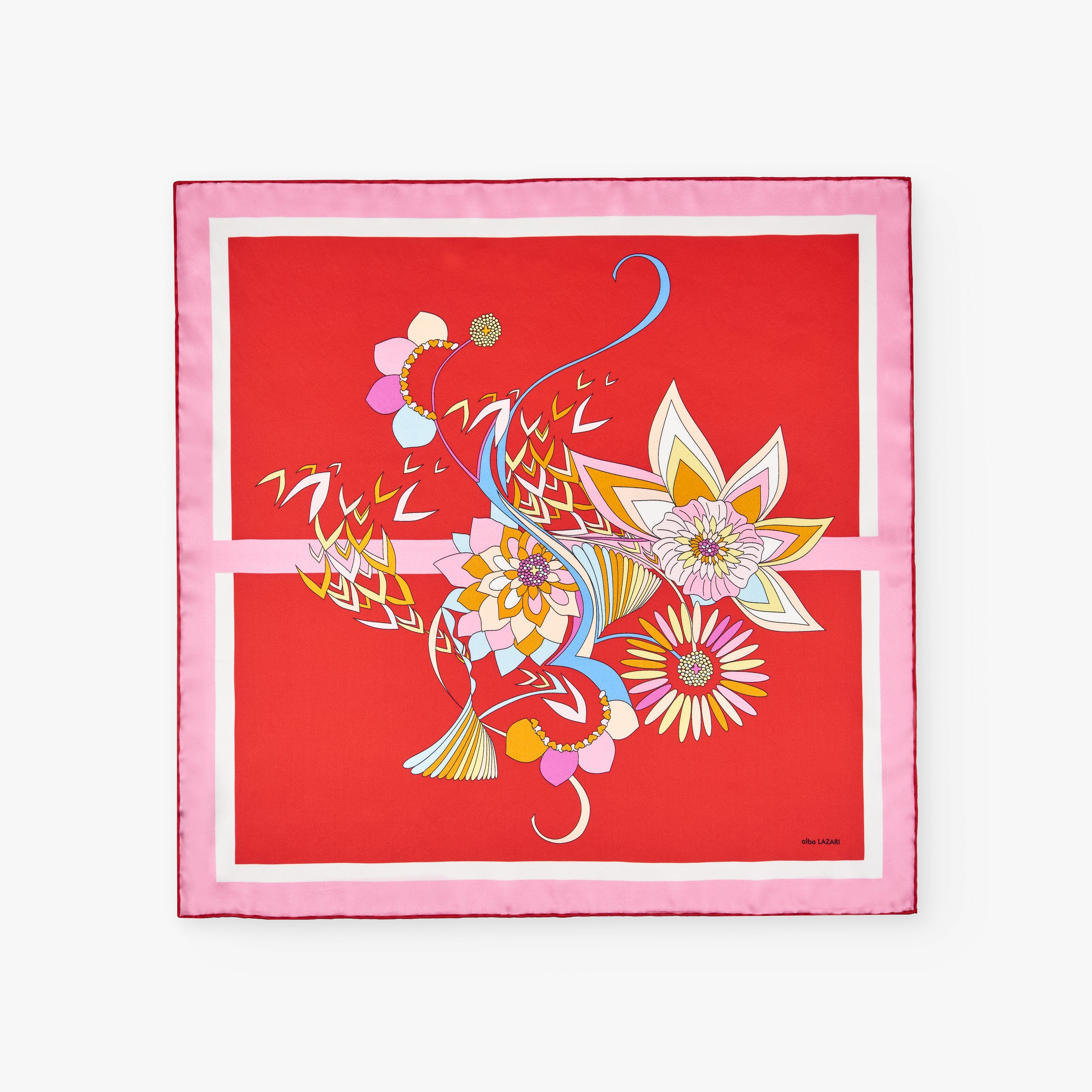 HIGH RISK RED 55 SILK FOULARD